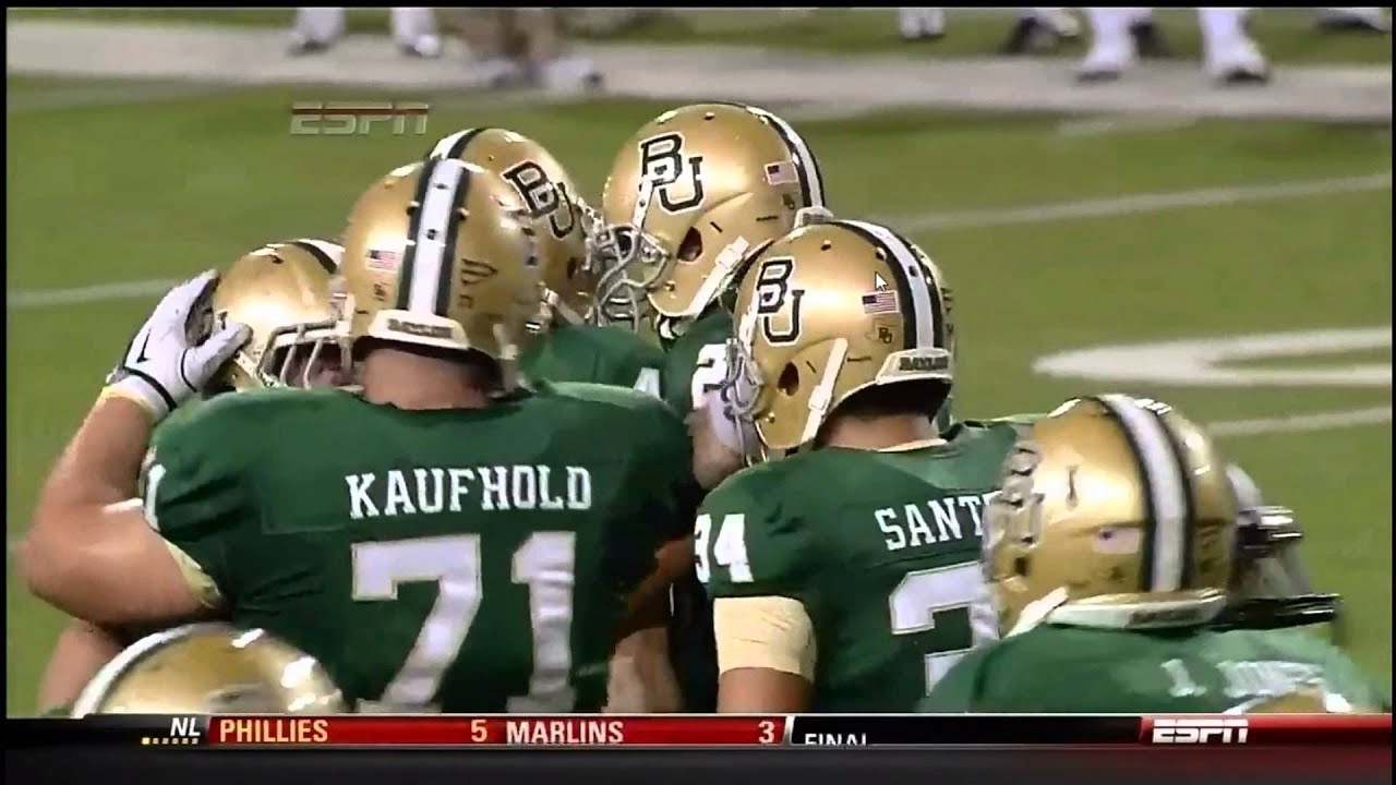 Baylor's Art Briles stares down Gary Patterson 2011 - YouTube