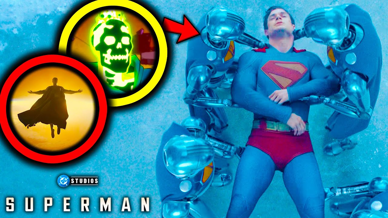 تحليل Superman SNEAK PEEK مع أهم الـ Easter Eggs ! - YouTube