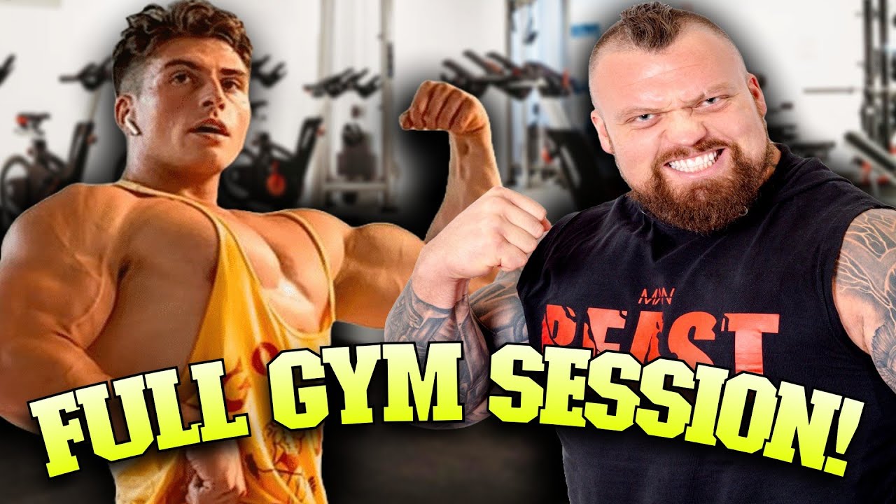 Eddie Hall Johny Münster Full Training Session - YouTube