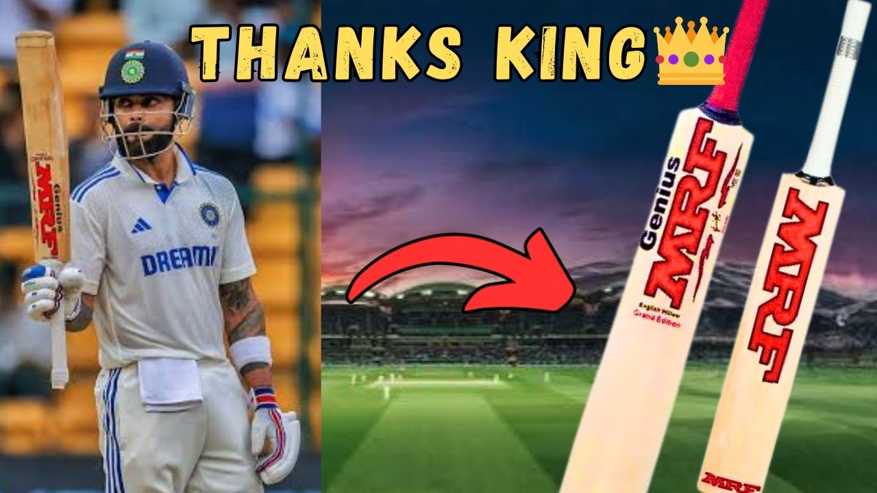 DIY VIRAT KOHLI MRF BAT STICKERS AT HOME | Klass Krafting - YouTube