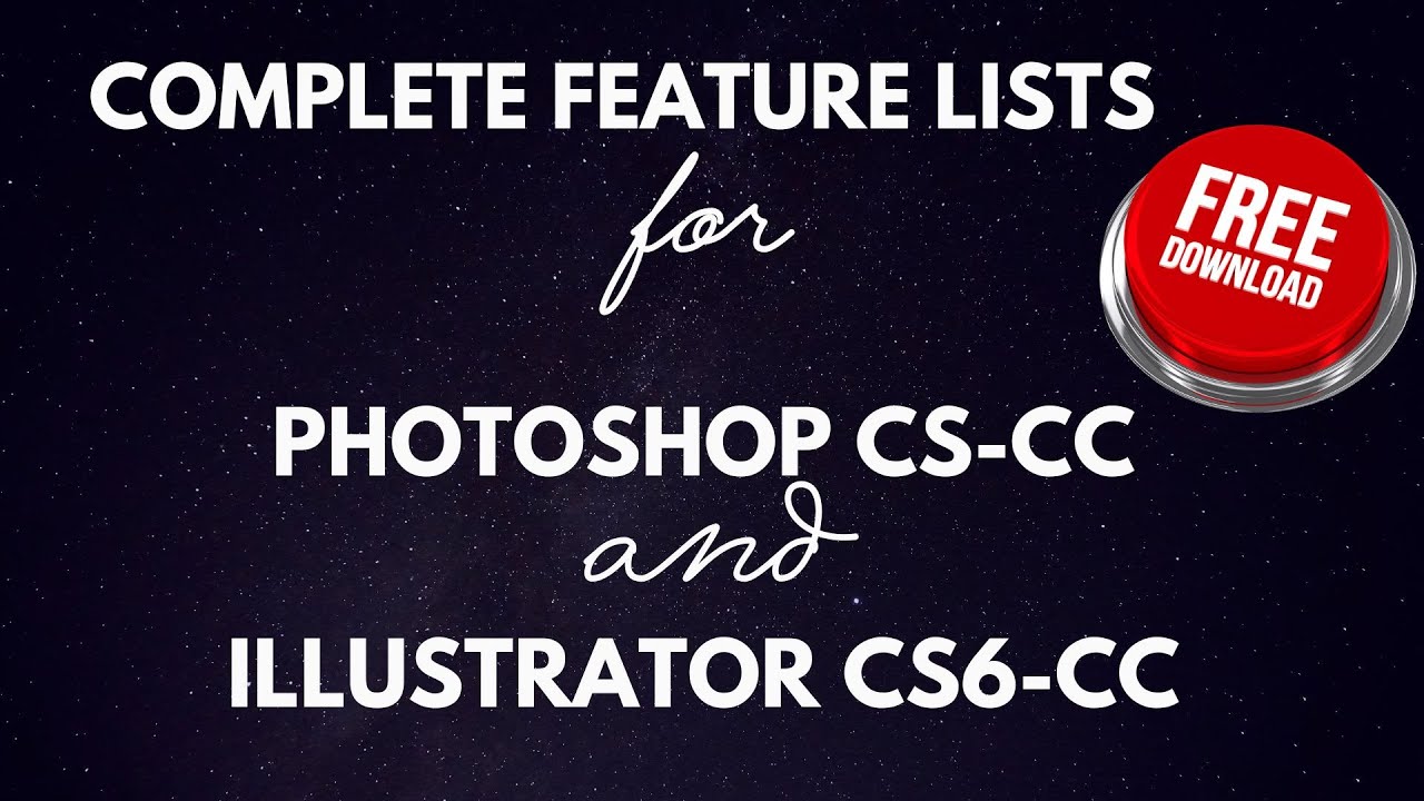 Designers' Goldmine: The Complete Feature List for Photoshop ...