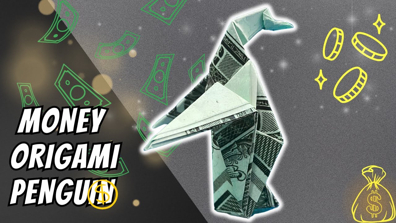 🐧 Money Origami Penguin – A Cool & Unique Gift! 💸🎁 - YouTube