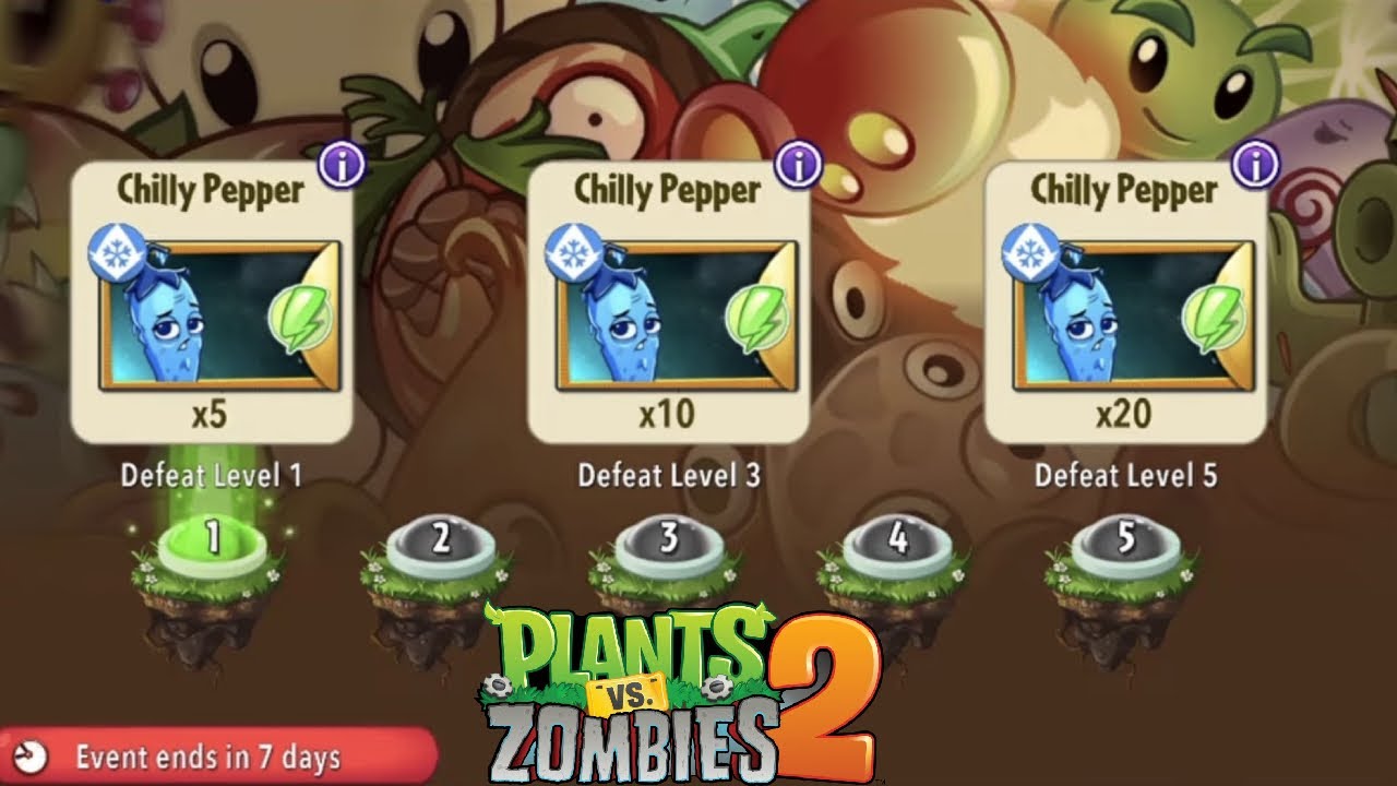 Plants vs. Zombies 2 Ice Chilly Event: Levels 1-5 Completed - PvZ2 ...