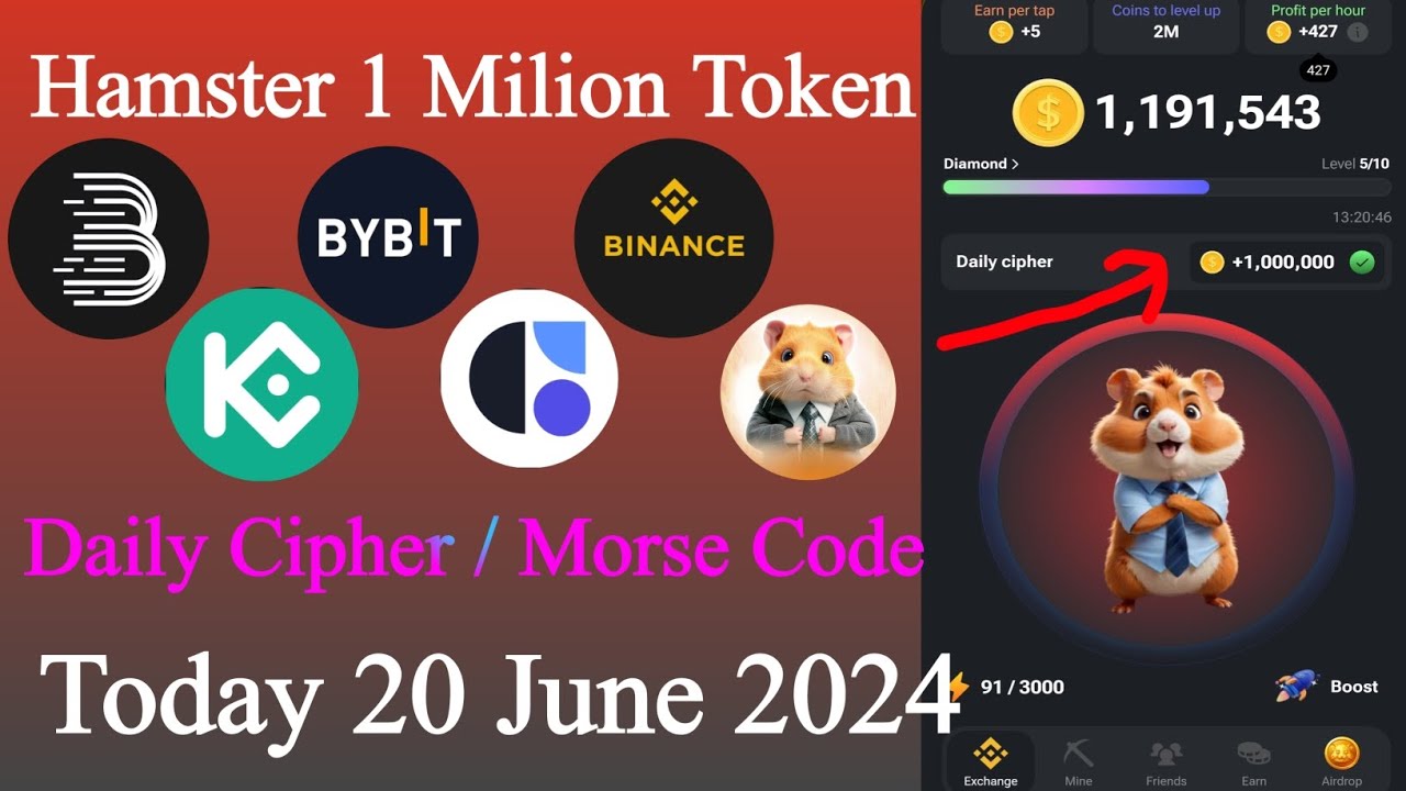 20 June Hamster Morse Code Hamster combat Daily Cipher | today morse ...