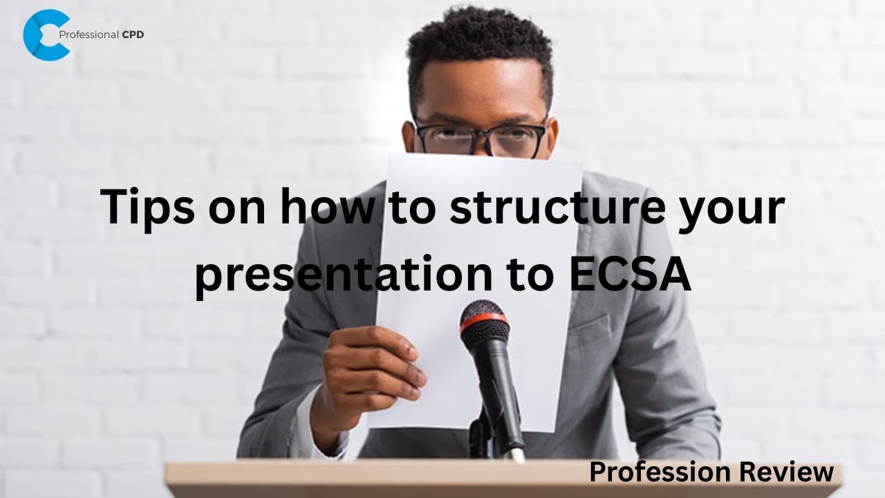 How to structure your presentation to ECSA - Power Point - YouTube