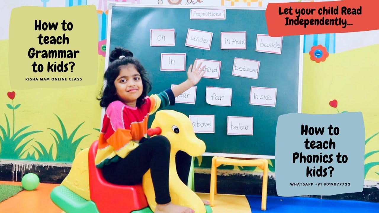 Prepositions For Kids English Grammar || PARTS OF SPEECH | Learn with ...