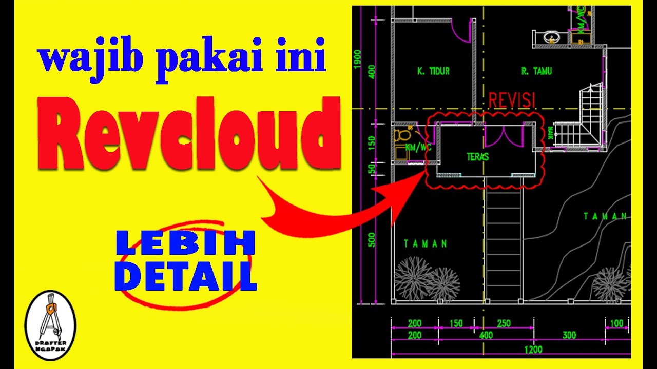 Cara Menggunakan Revcloud Pada Autocad ( Wajib pakai ini ! ) - YouTube