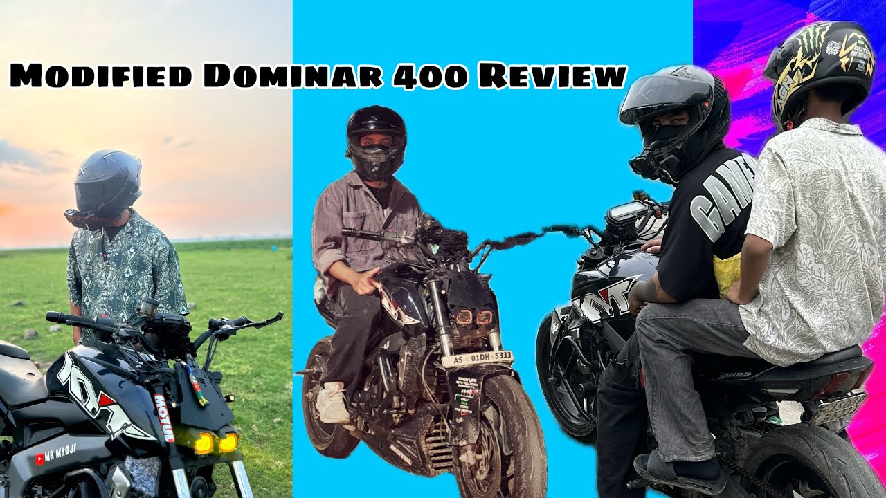 Modified Dominar 400 in unique looks | Build not Bought | One in Assam ...