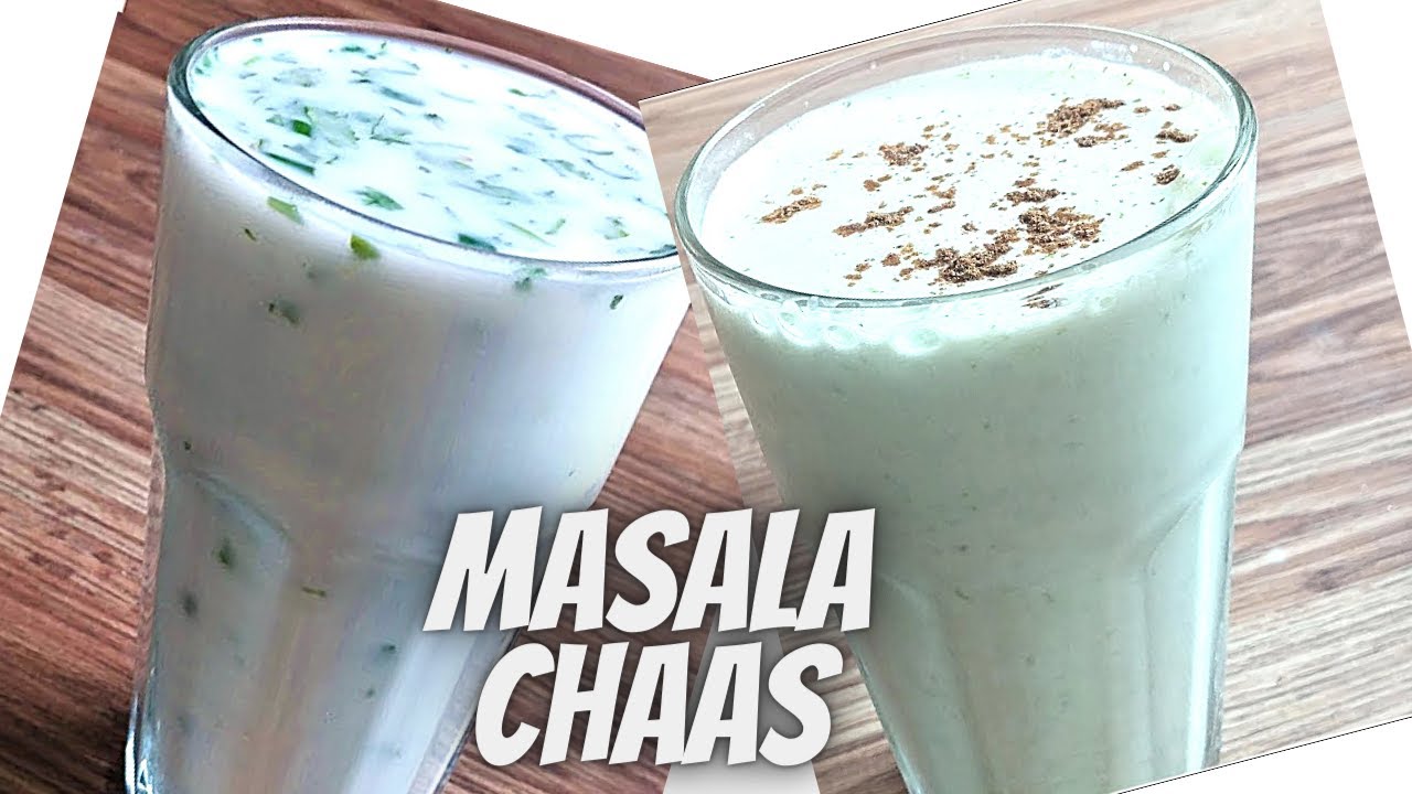Masala Chaas/Spiced Buttermilk Indian Summer Drink Recipe - YouTube
