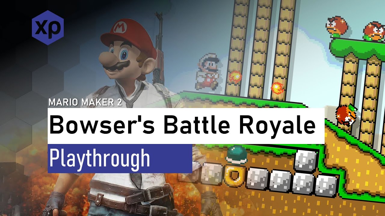 Bowser's Battle Royale 🪂 - Playthrough - Mario Maker 2 - creativexp - YouTube