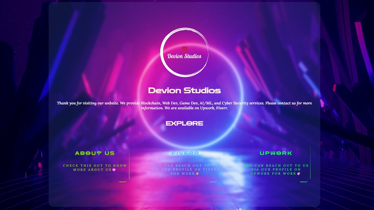 What Devion Studios Does? (Introduction) - YouTube