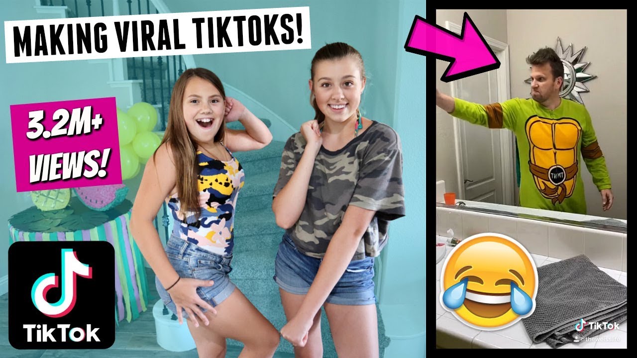 MAKING TIKTOKS WITH MY FAMILY! THE WEISS LIFE - YouTube