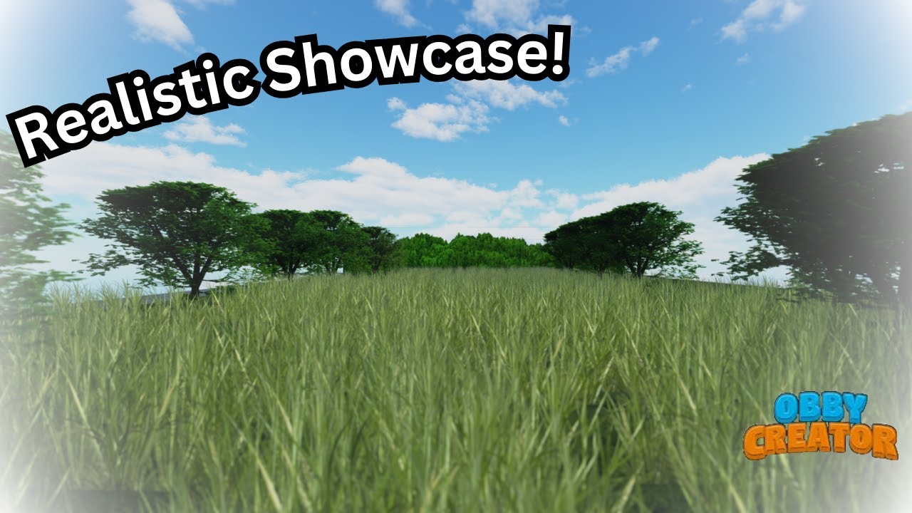 How to make a REALISTIC SHOWCASE in Obby Creator - YouTube