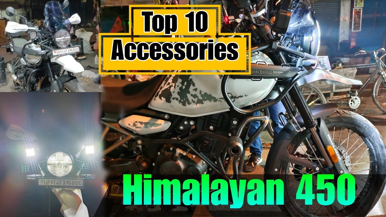 Top 10 best accessories for Himalayan 452 | Himalayan 450 modification ...