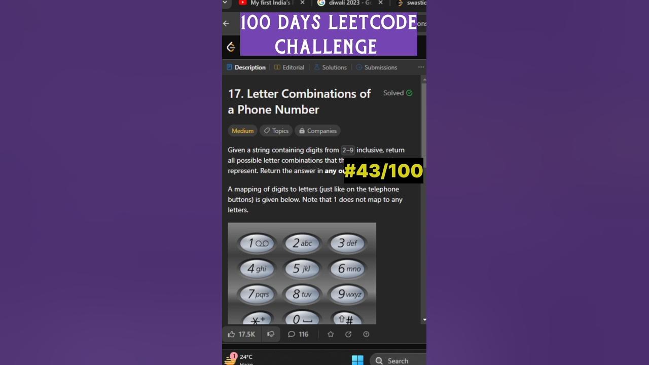 Day 43100 Leetcode Challenge Coding Leetcodechallenge Youtube