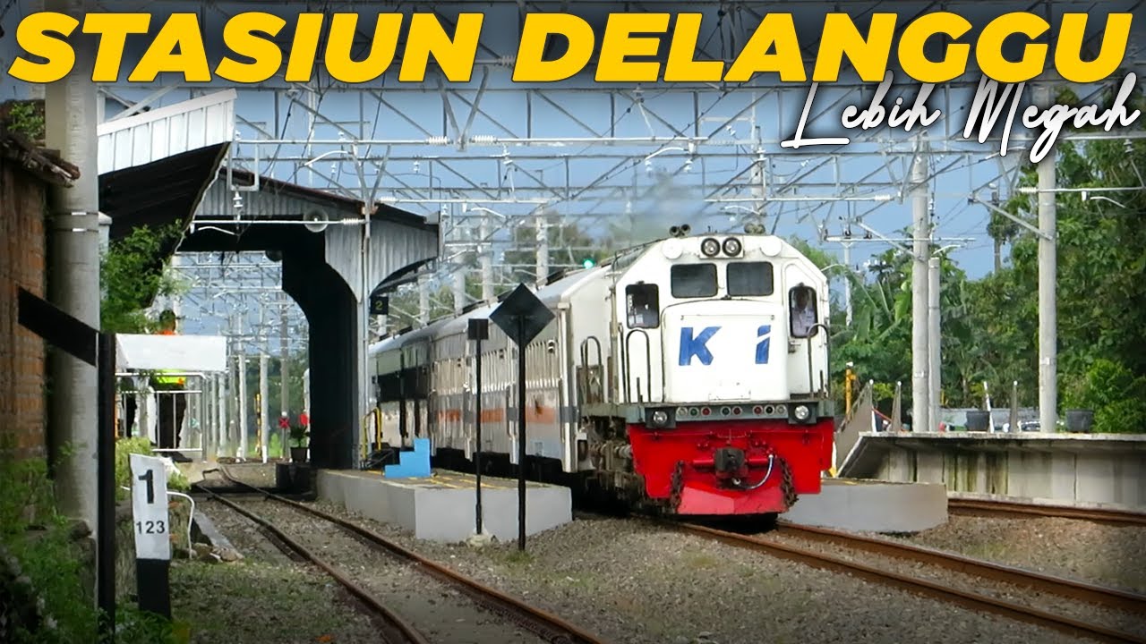STASIUN DELANGGU TERBARU 2022: Peron Panjang, Tinggi, dan Berkanopi ...