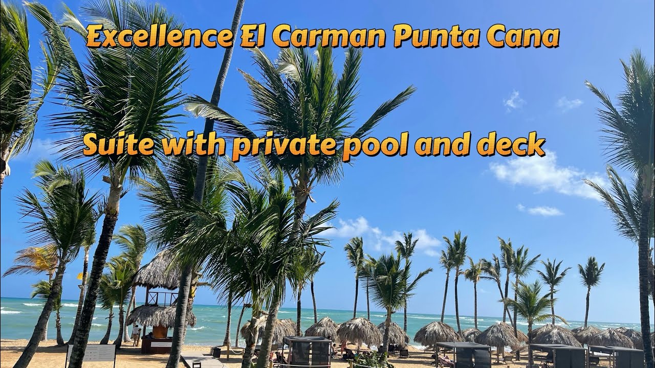 Excellence El Carman Punta Cana: Suite with private pool and deck (2022 ...