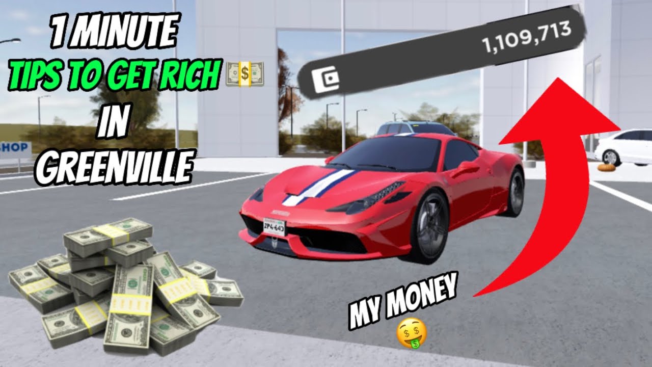 1 MINUTE TIPS TO BECOME RICH IN GREENVILLE! 🤑| GREENVILLE | ROBLOX ...