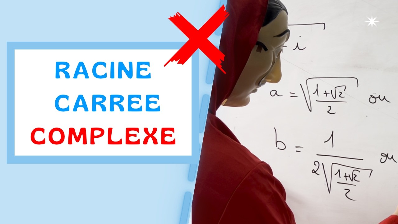 RACINES CARREES D’UN NOMBRE COMPLEXE FACILEMENT - YouTube