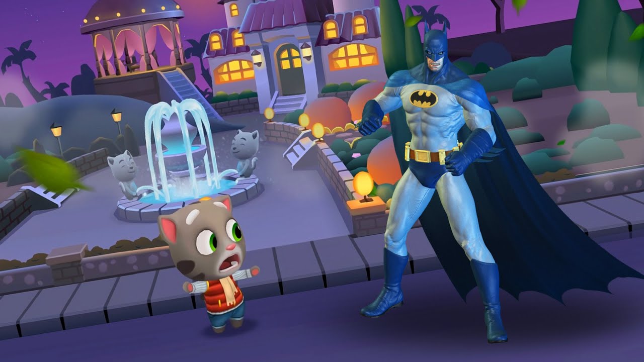 КТО КРУЧЕ? ГОВОРЯЩИЙ КОТ ТОМ - TALKING TOM vs БЭТМЕН - BATMAN! МЕГА ...