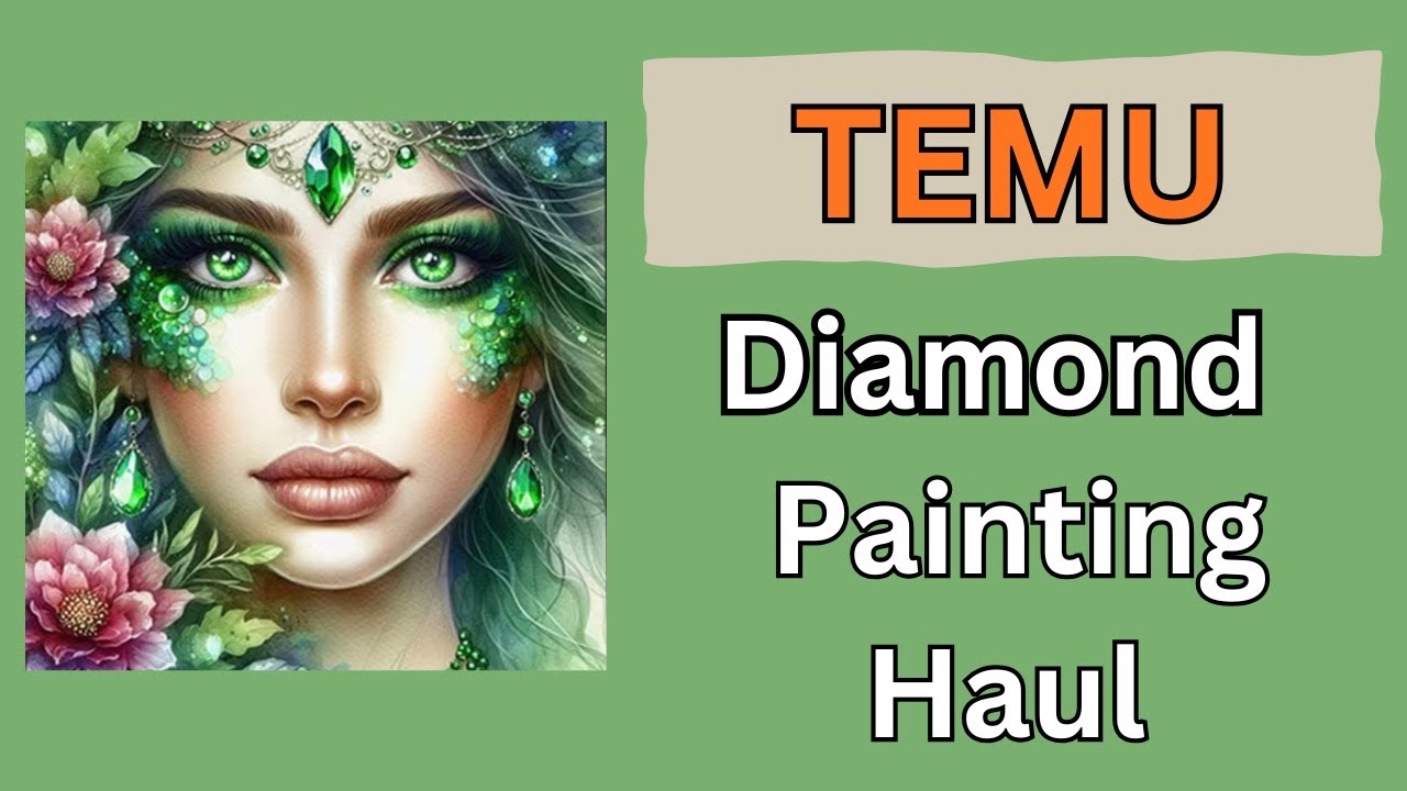 TEMU Diamond Painting Haul - Unboxing - Diamond Art - Budget Friendly ...