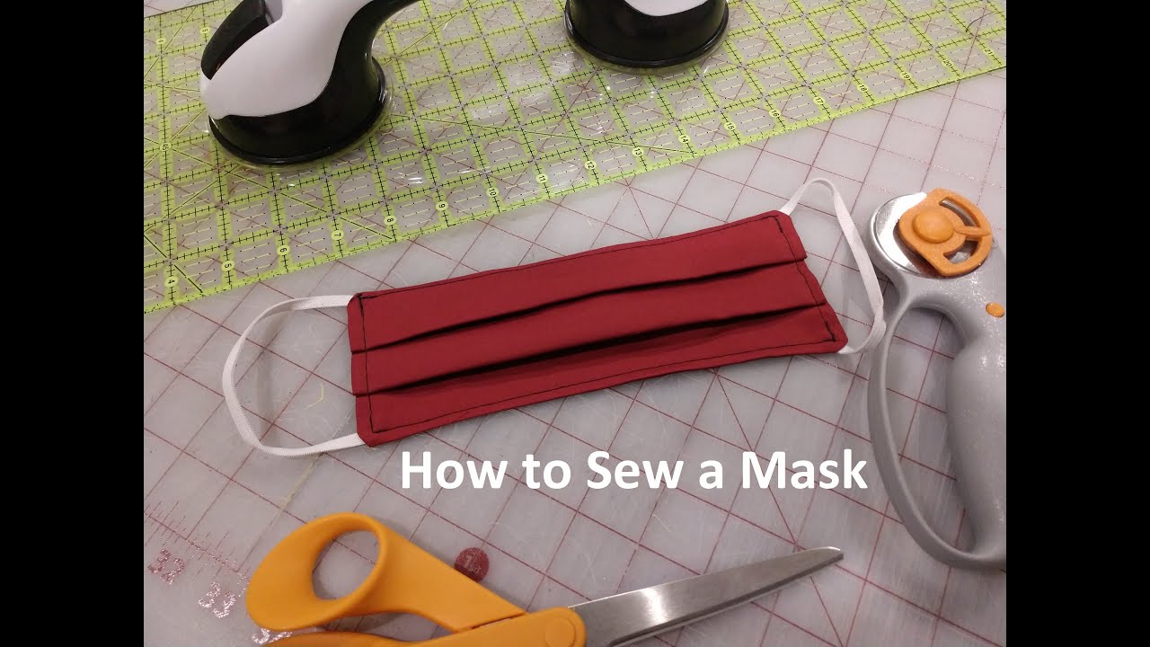 Simple Folded Mask Tutorial - YouTube