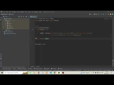CARA MEMBUAT HELLO WORLD MENGGUNAKAN KIVYMD - YouTube