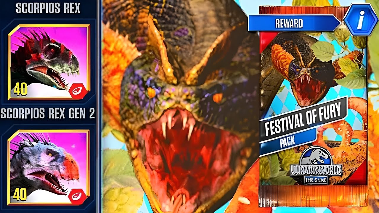 DOUBLE MAJOR PACK SCORPIOS REX VS SCORPIOS REX GEN 2 | JURASSIC WORLD ...
