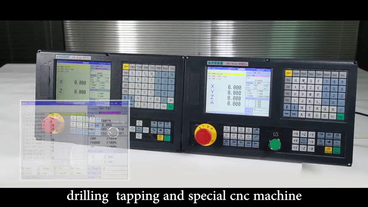 NEWKer 990 Series CNC Controller - YouTube