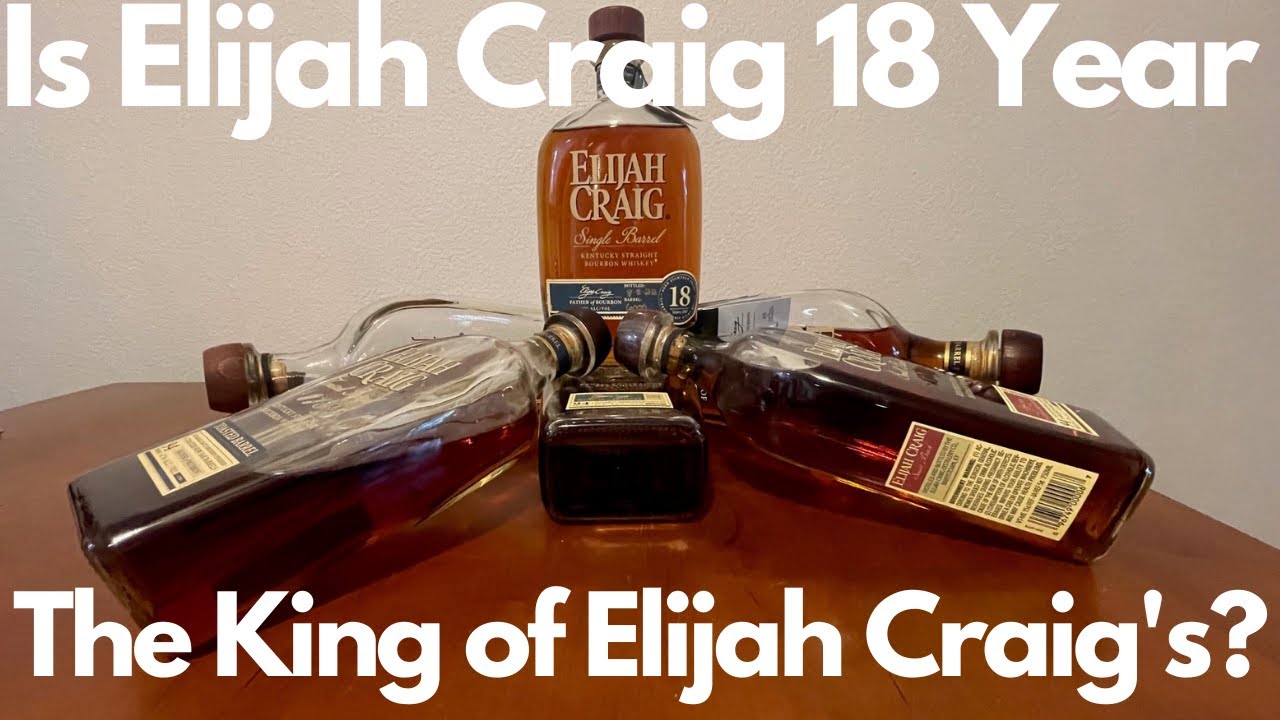 Elijah Craig 18 Year Single Barrel Review - YouTube