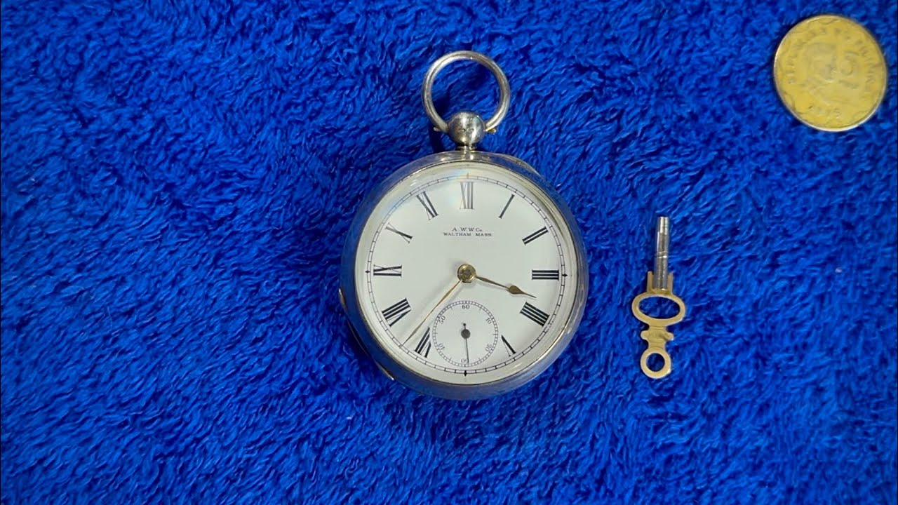 Waltham Key Wind Pocket Watch Movement / Antique / 1887-1902 / 18-Size ...