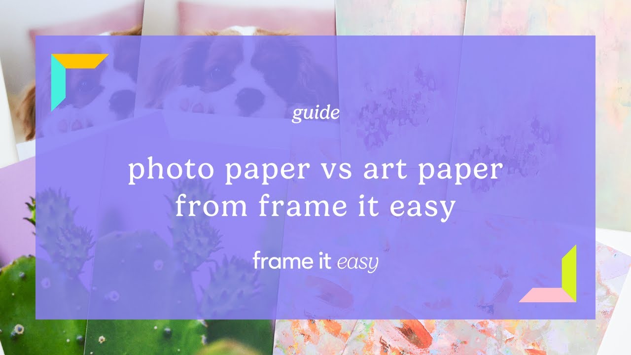 Photo Paper Vs Art Paper From Frame It Easy YouTube photo-paper-vs-art-paper-from-frame-it-easy-youtube