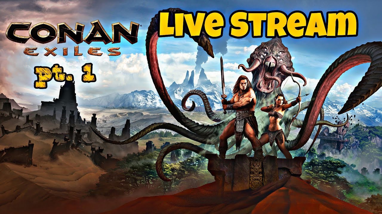 Conan Exiles Live Stream Online Multiplayer - YouTube