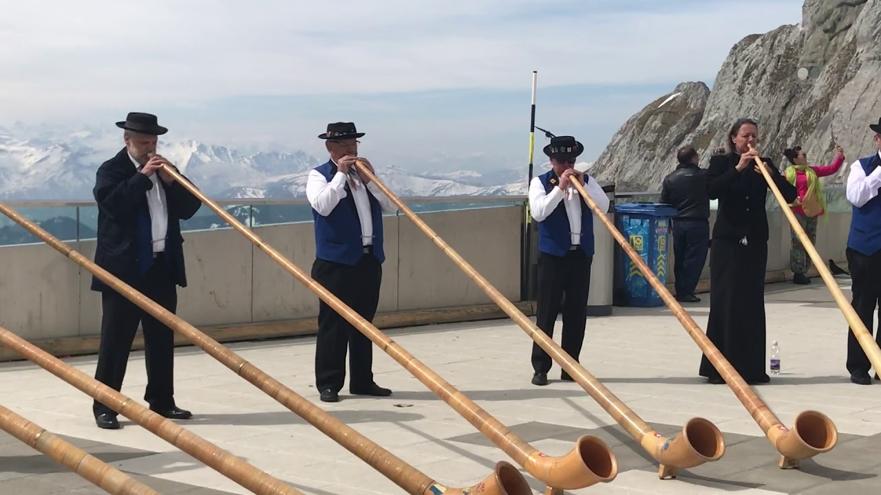 Alpine Horns on Mount Pilatus - YouTube