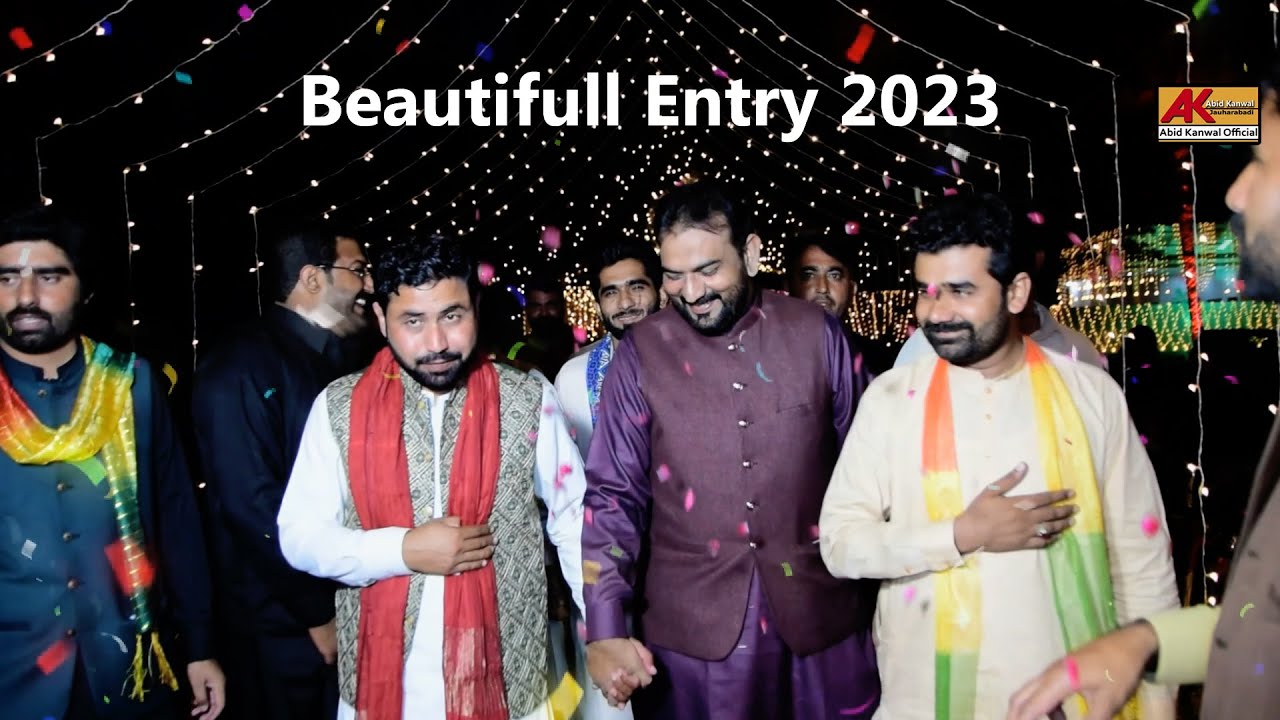 Beautiful Entry Singer Abid Kanwal 2023 - YouTube