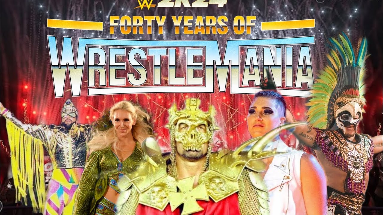 WWE 2K24 DLC 40 Years of Wrestlemania | All Entrances #wwe2k24 # ...