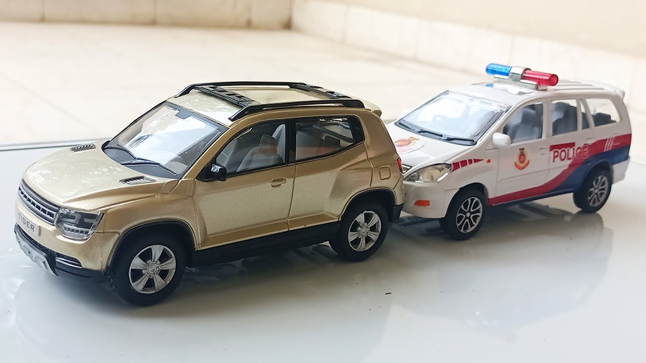 Unboxing Scale Model Kia Seltos | Toyota Innova Police Diecast Car # ...