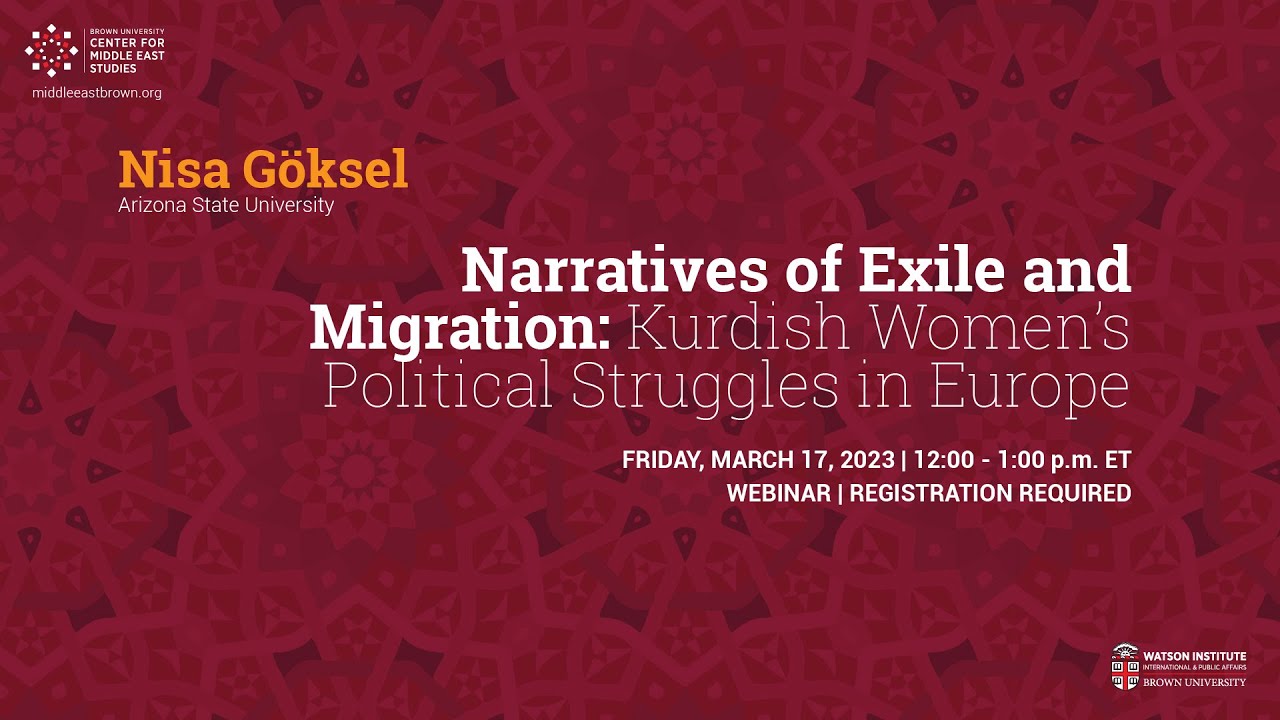 Nisa Göksel — Narratives of Exile and Migration: Kurdish Women's ...