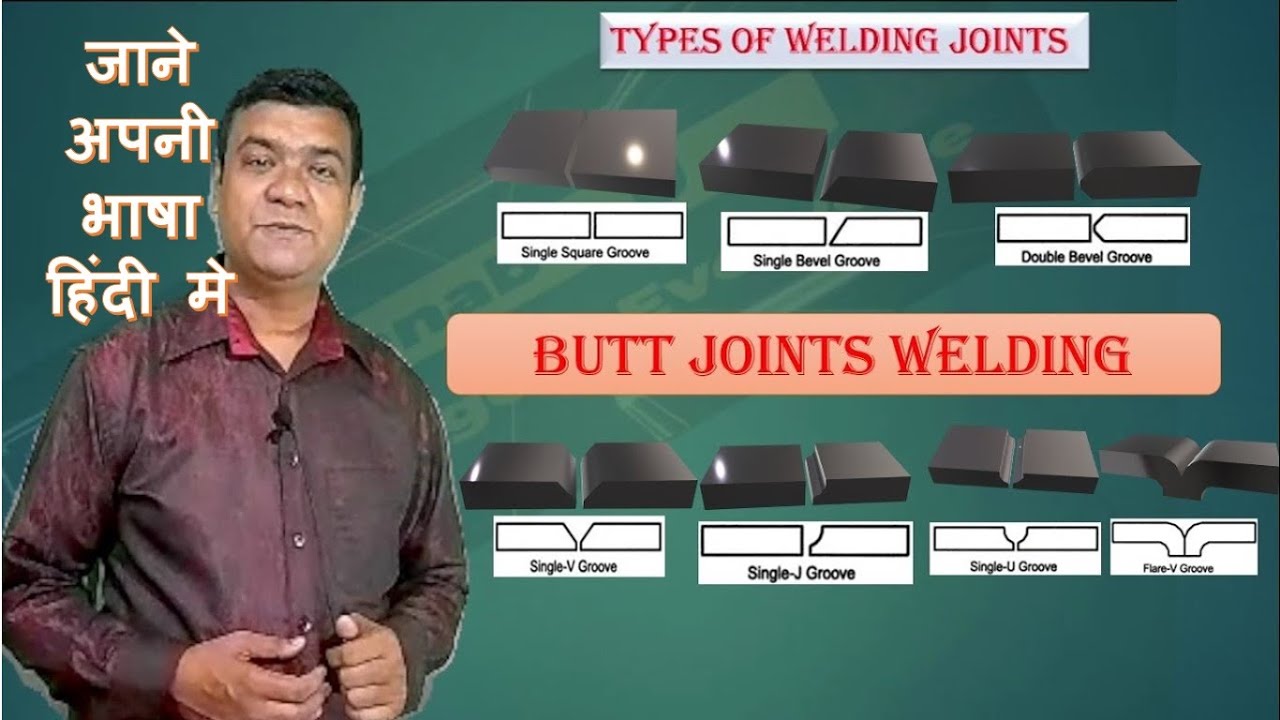 Types of weld joint-Part 1-Butt joints welding - YouTube