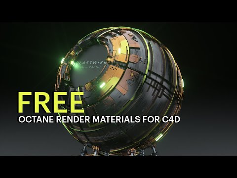 FREE Octane Render Materials For C4D - VOL. 1