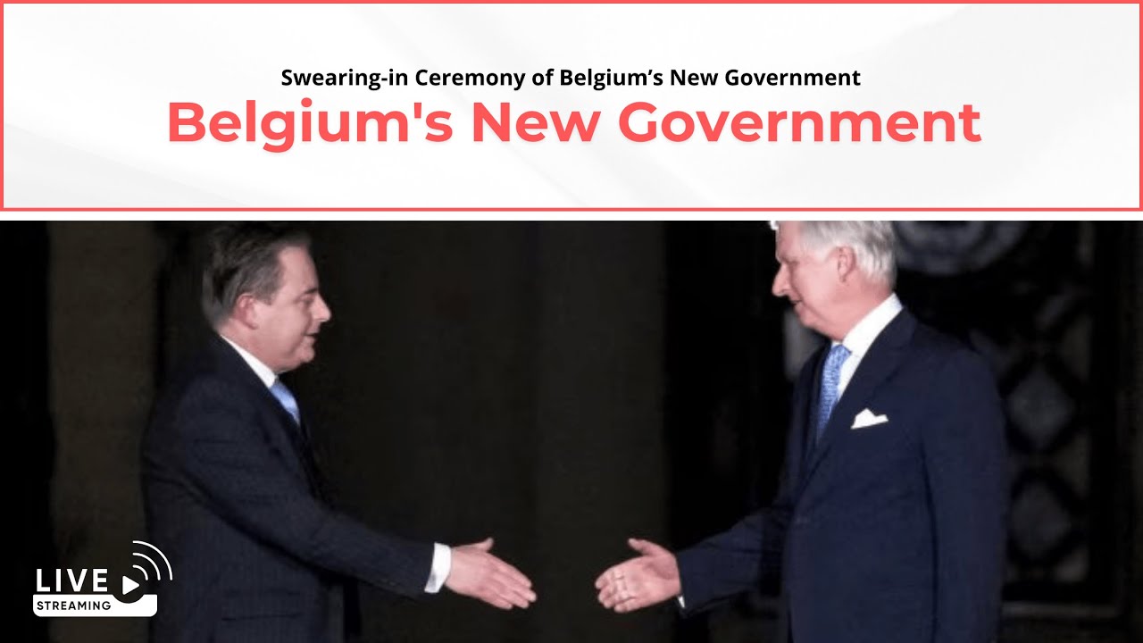 Belgium's New Government Sworn In | Live from Brussels | Bart De Wever ...