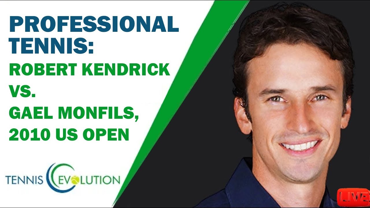 Professional Tennis: Robert Kendrick vs. Gael Monfils, 2010 US Open ...