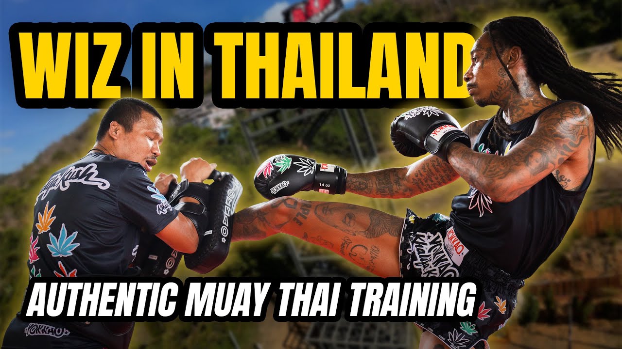 Wiz Khalifa Training Muay Thai at AKA Thailand with ONE Championship ...