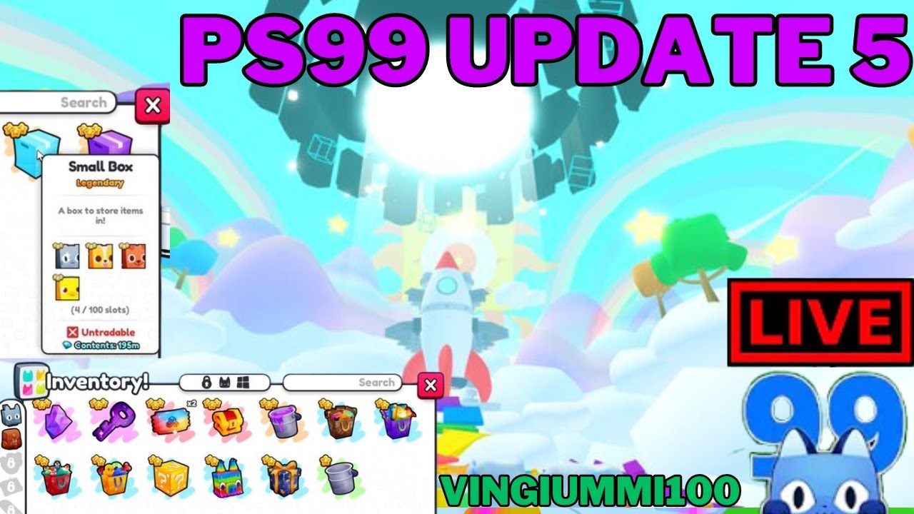 🔴LIVE: Pet Simulator 99 - New Update In PS99🎉 Hatching Huges, OP PETS ...