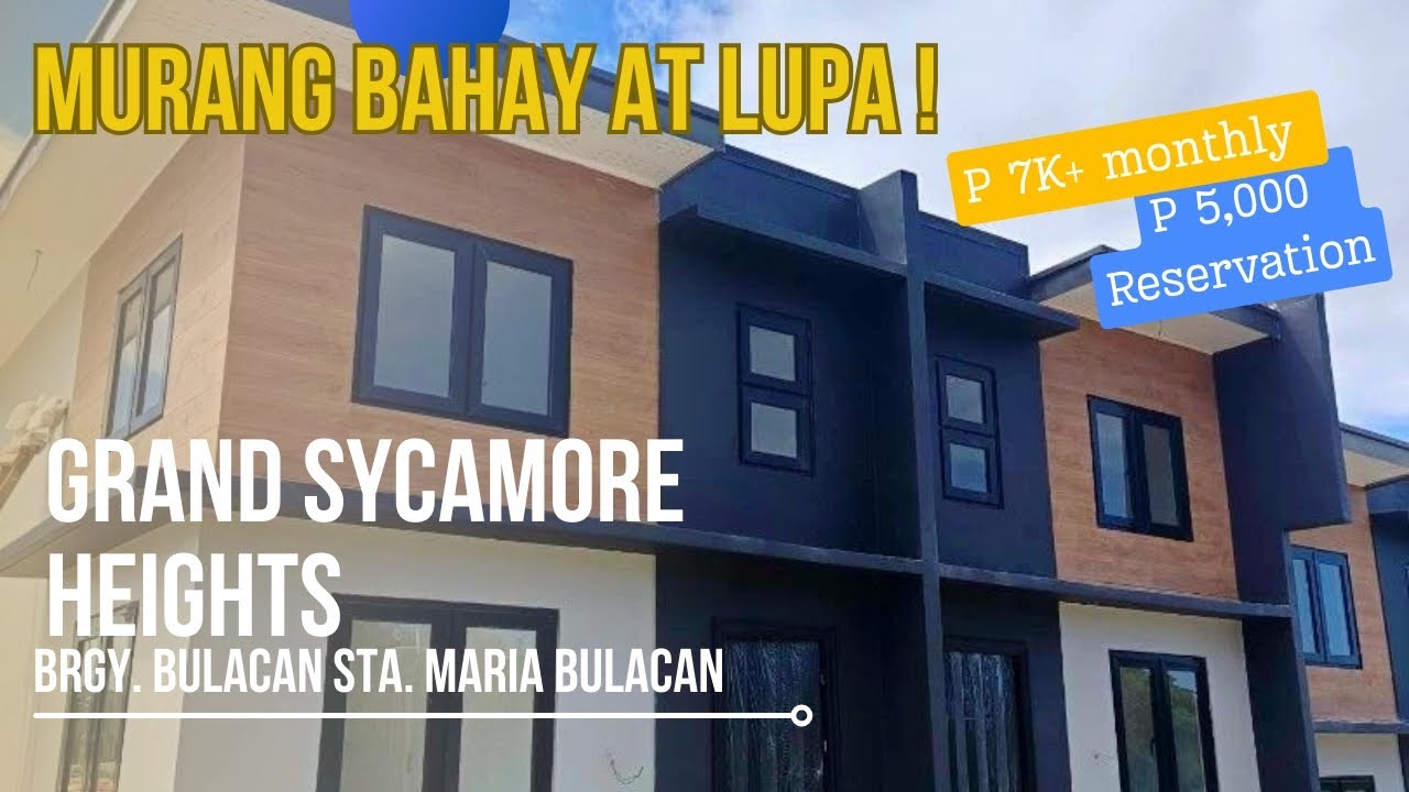 Grand Sycamore Heights in Sta. Maria Bulacan #nearmetromanila # ...