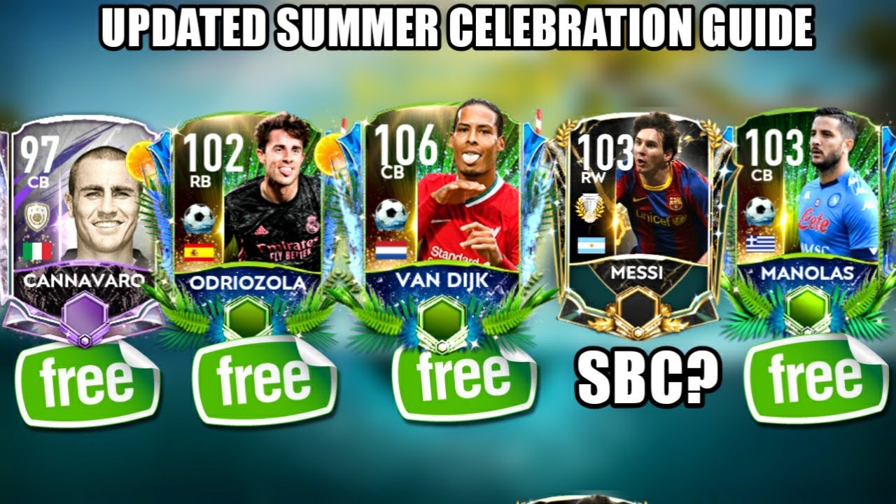 UPDATED SUMMER CELEBRATION F2P GUIDE IN FIFA MOBILE 21 | EVENT GUIDE ...