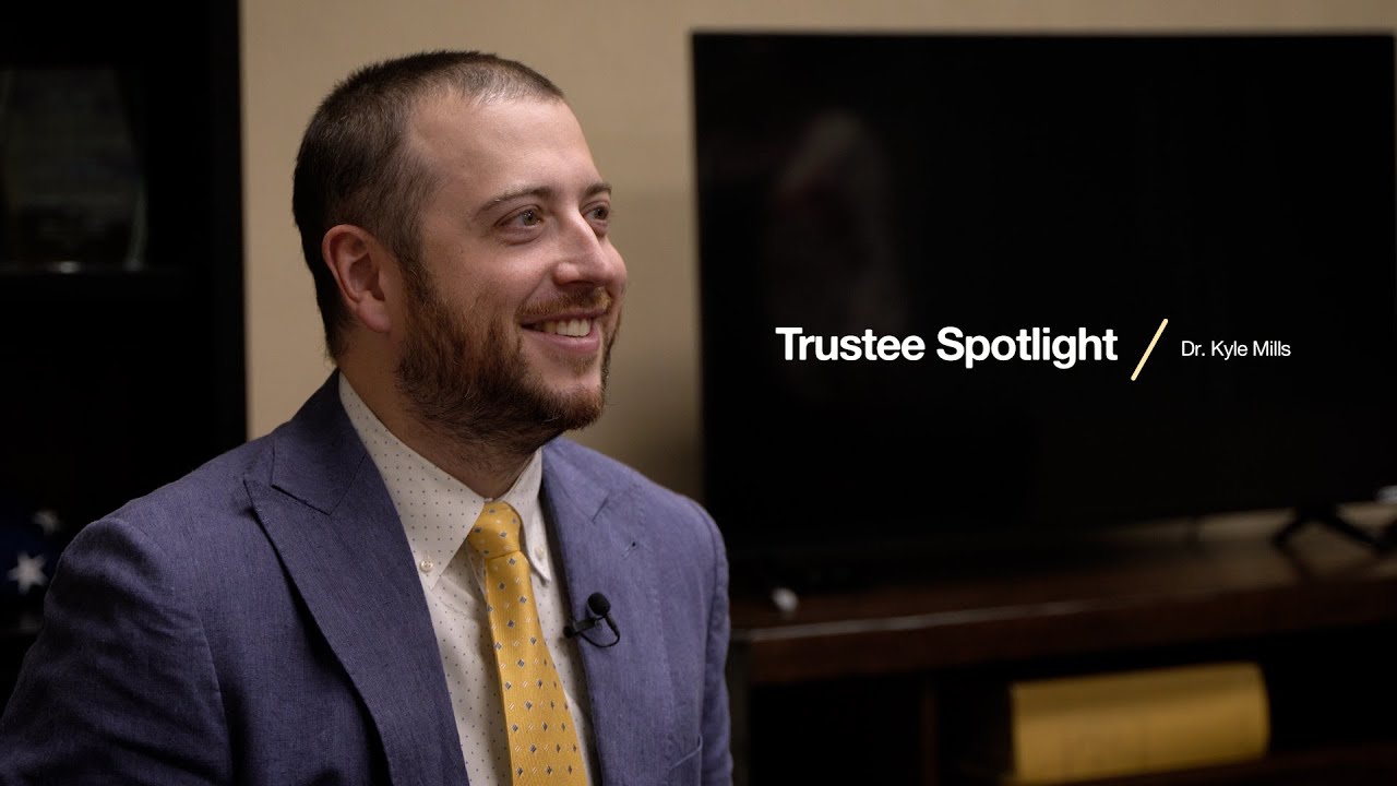 Trustee Spotlight: Dr. Kyle Mills - YouTube