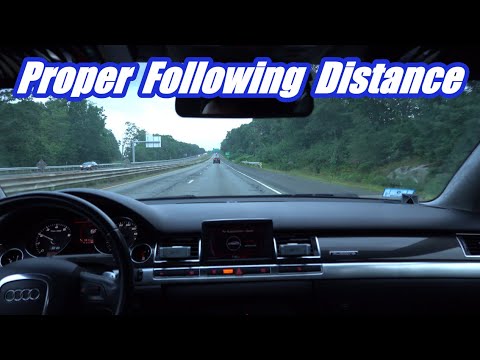 Proper following Distance | Driver's ED| Pro Tip | Defensive Driving ...