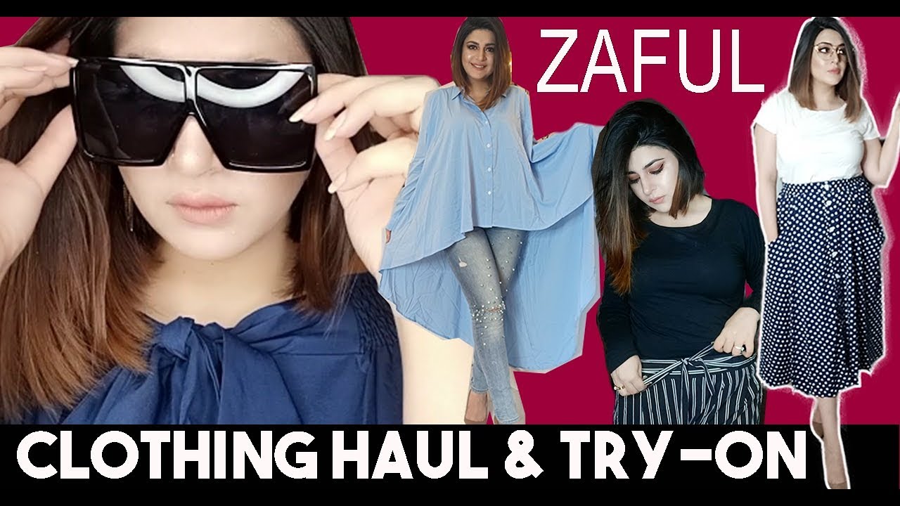 HUGE Clothing & Accessories HAUL | WORTH 19,000 | Zaful | GLOSSIPS ...