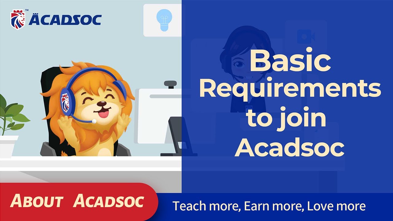 Become an Acadsoc Online English Tutor | Qualifications - YouTube